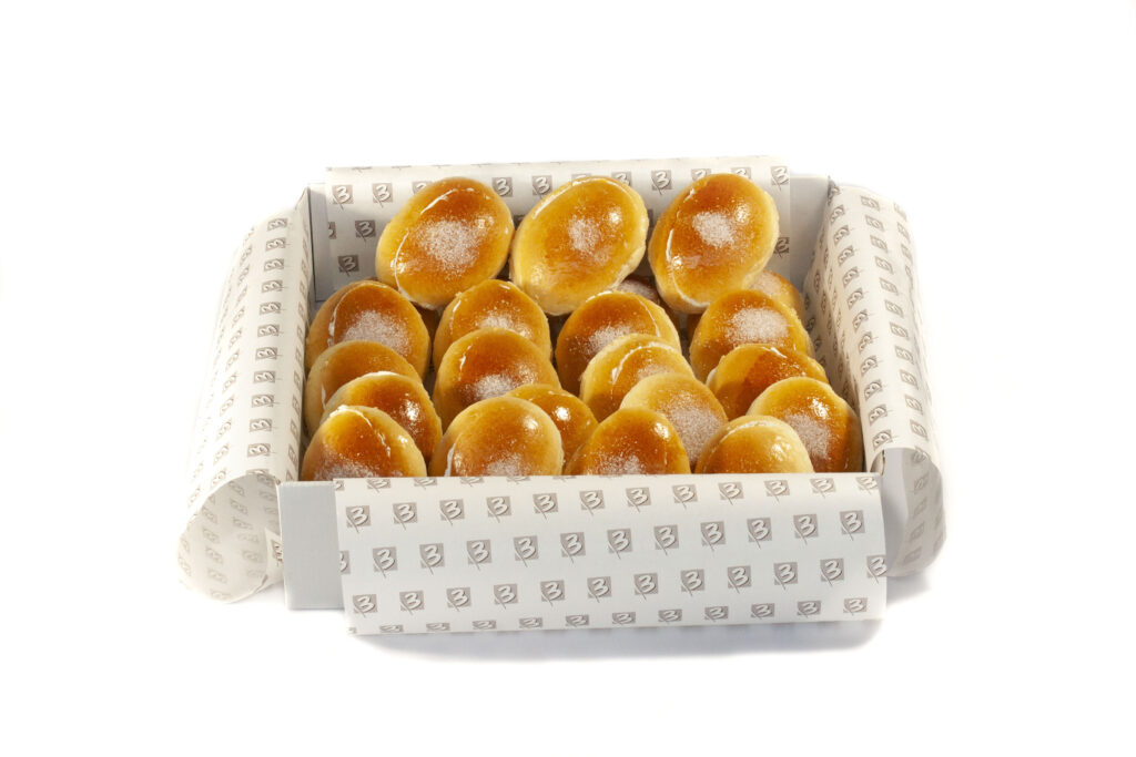 Caja 24 mini bollos de mantequilla - Bizkarra